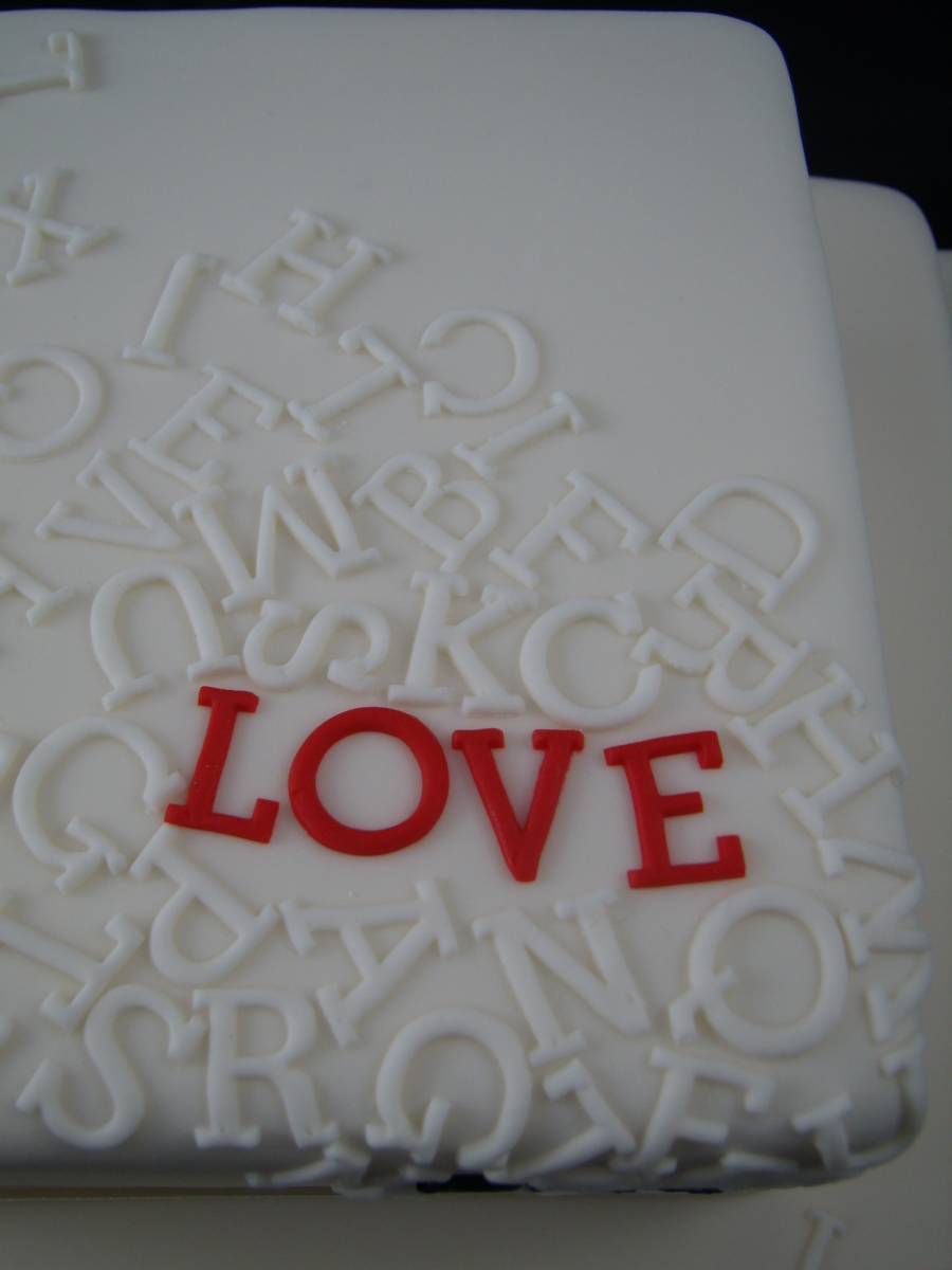 Letters of Love - Sugarlily Cakes