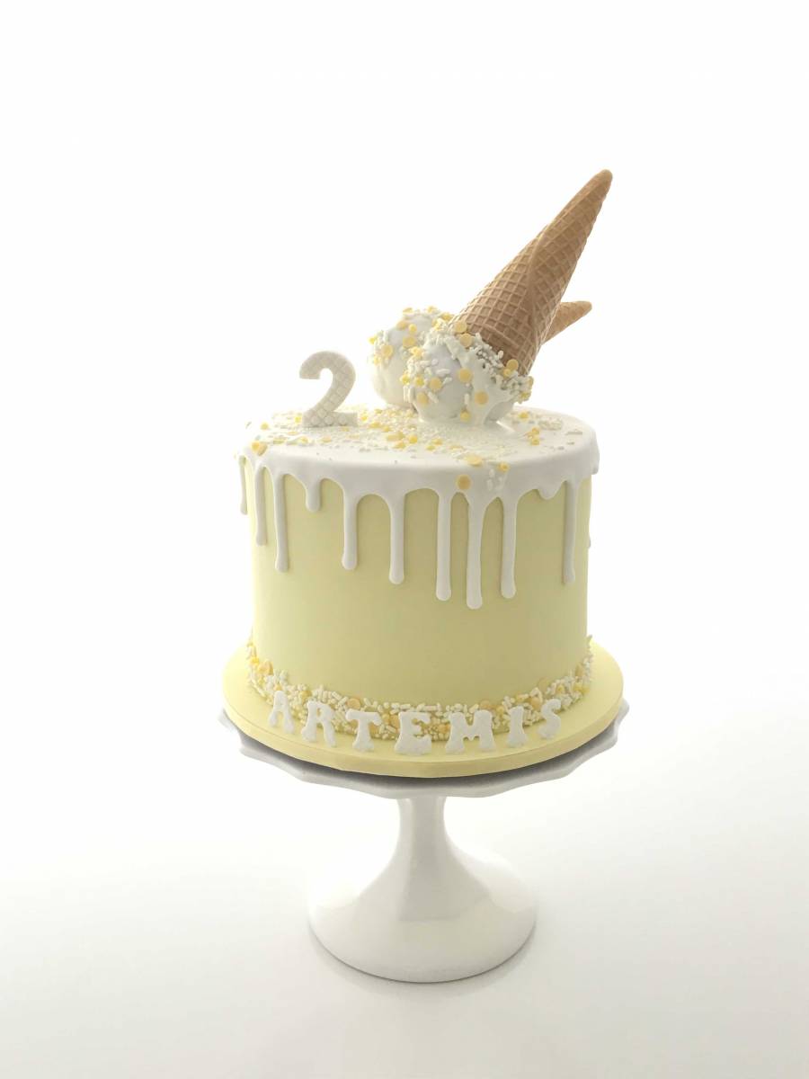 Ice Cream Drip Cake - Sugarlily Cakes